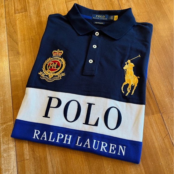 Polo Ralph Lauren | Shirts | Polo Ralph Lauren Colorblock Large Logo ...